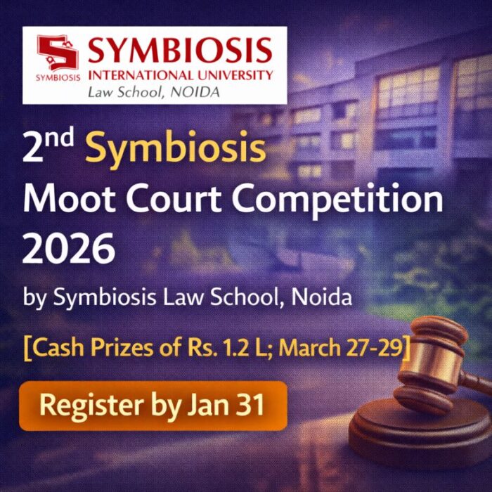2nd Symbiosis Moot Court Competition 2026 | Noida - Lexful Legal